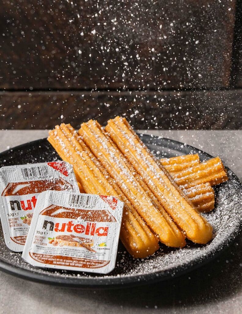 Churros with Nutella - Camy's Chargrill Chicken Restaurants