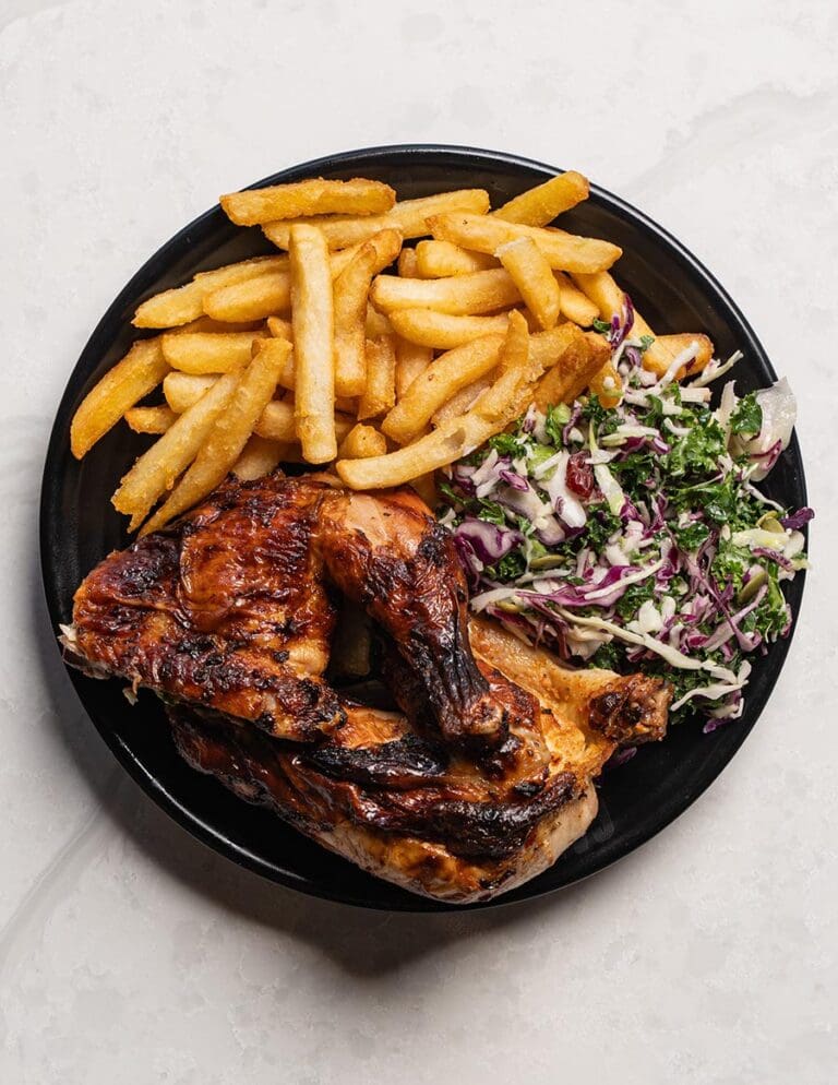 Half Chicken with 1 or 2 Sides - Camy's Chargrill Chicken Restaurants